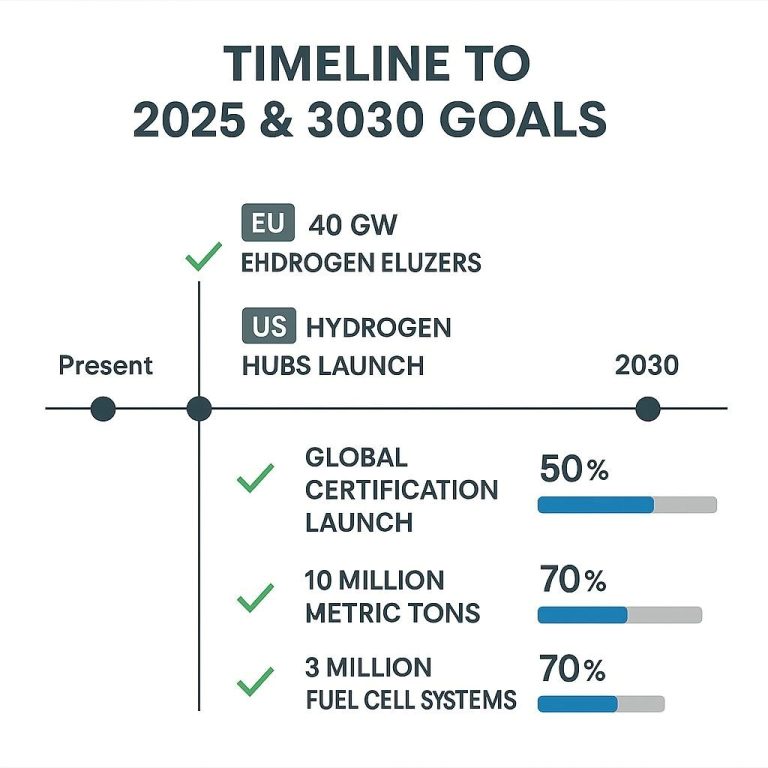 Hydrogen Roadmap 2025 Highlights from EU, US & Asia: Global Strategies ...