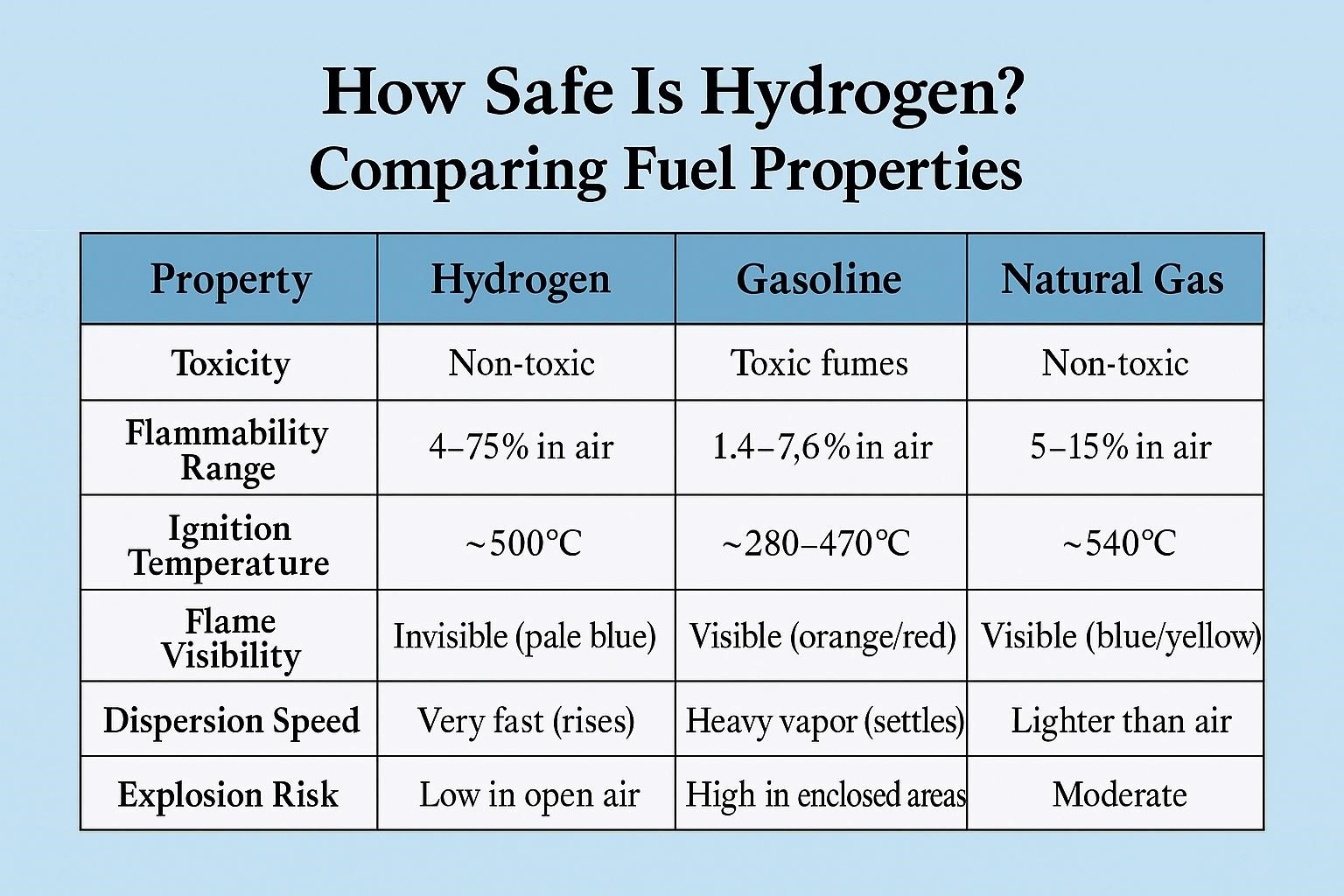 Debunking Hydrogen Safety Myths – Toxicity, Flammability & Diffusion ...