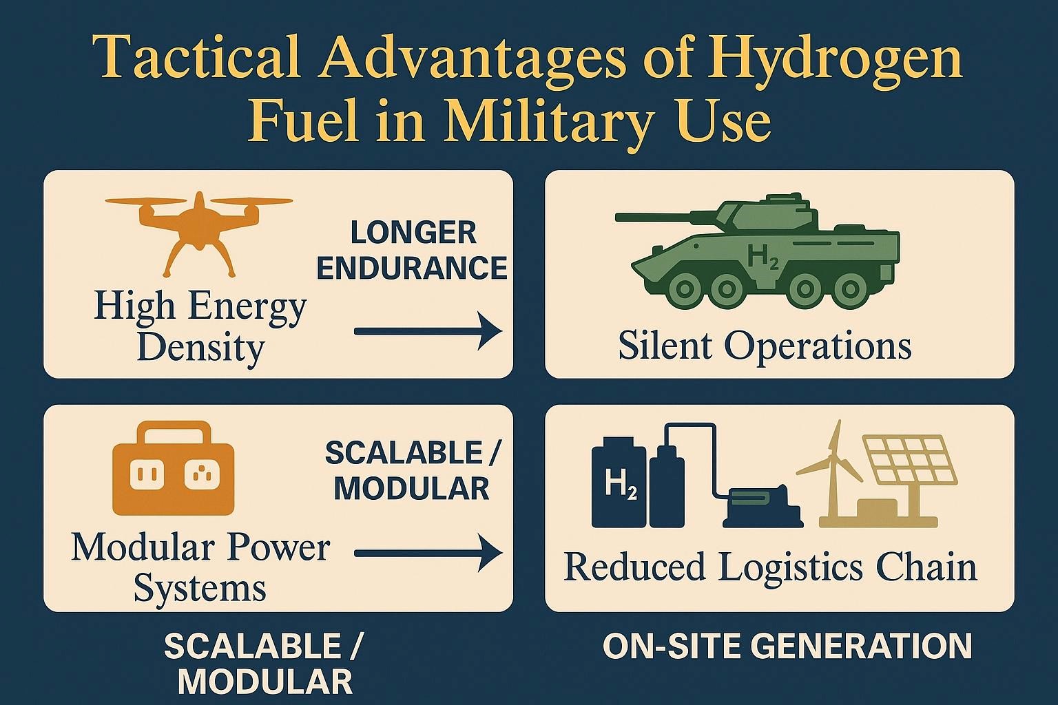 Hydrogen in Military Applications: Tactical Fuel for the Next ...