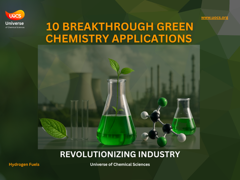 10 Breakthrough Green Chemistry Applications Revolutionizing Industry ...