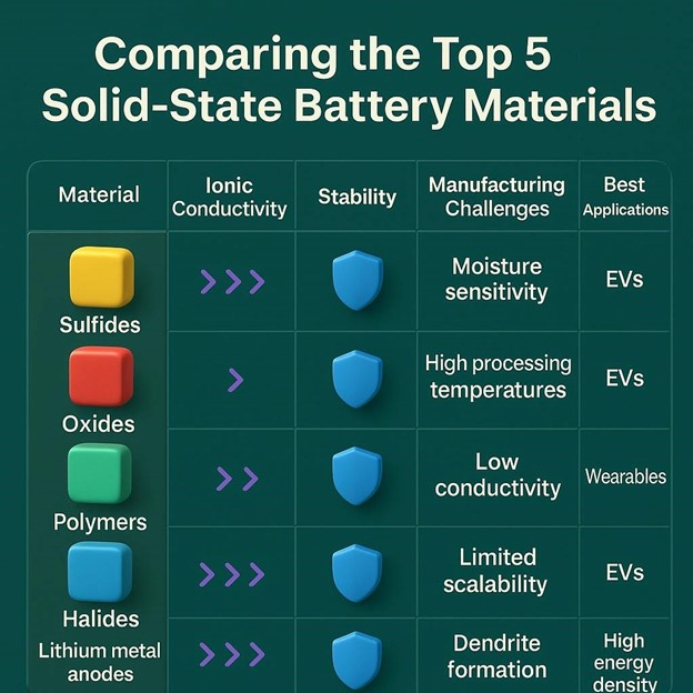 Top 5 Materials Driving the Solid-State Battery Boom - uocs.org